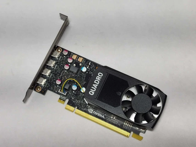 HP NVIDIA QUADRO P620 2GB GDDR5 4x Mini DP Graphics Video Card GPU $39. ...