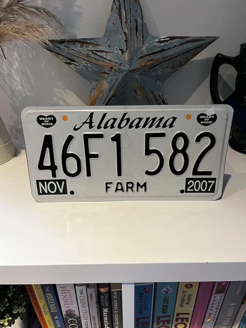 VINTAGE AMERICAN USA License Plate Classic Car Raised Letters ...