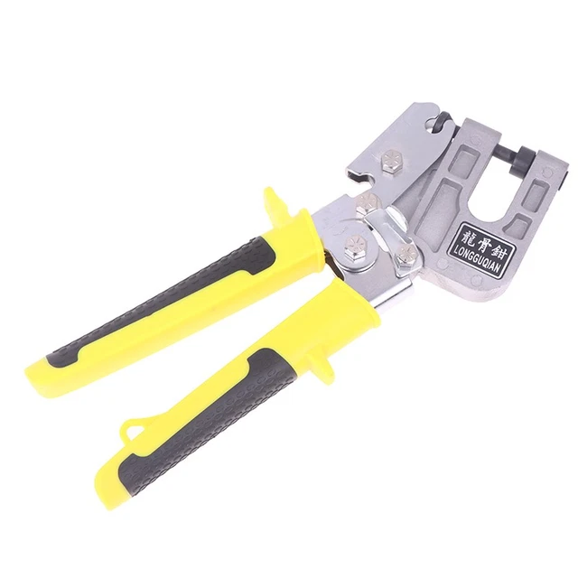 STEEL HANDLE PUNCHING Pliers Drywall Tool For Fastening Metal Studs ...