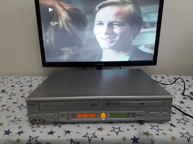 ENREGISTREUR MAGNÉTOSCOPE SHARP DV-NC65 VHS lecteur DVD COMBI - lecture ...