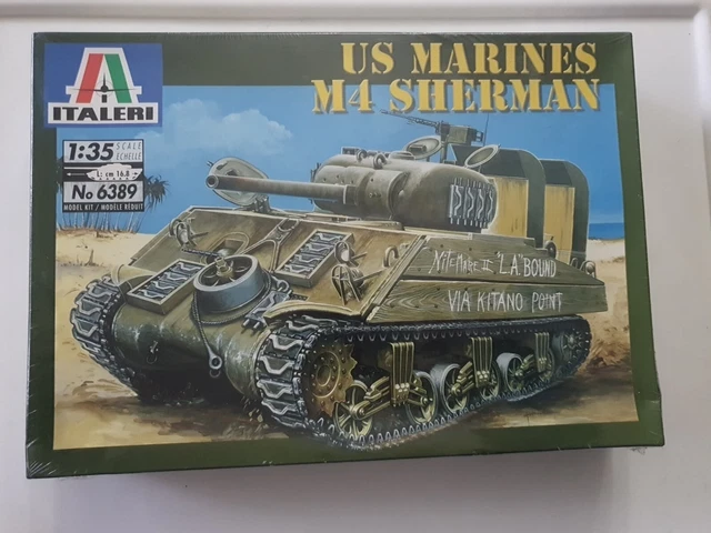 M4 SHERMAN TANK (US Marines Version) by Italeri (#6389) £39.99 ...