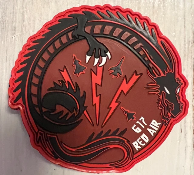 RAF 617 SQN F-35 Lightning Red Air PVC Patch £40.00 - PicClick UK