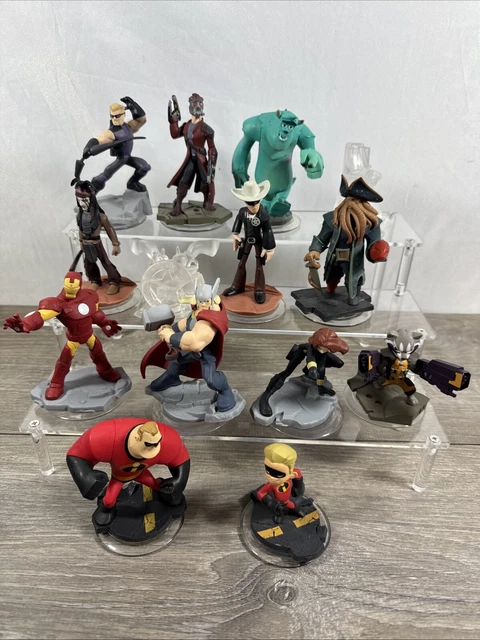 DISNEY INFINITY 14 Figure Lot - Avengers, The Incredibles, Monsters Inc ...
