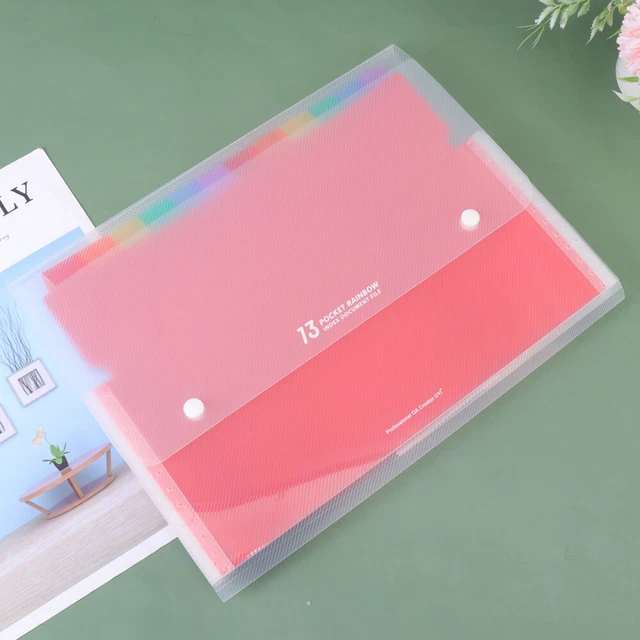 DOCUMENT EXPANDING FOLDER File Bulletin Board Borders Rainbow £14.25 ...