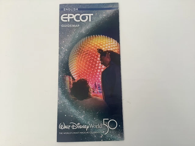 WALT DISNEY WORLD Epcot Guide Map 2022 £0.99 - PicClick UK