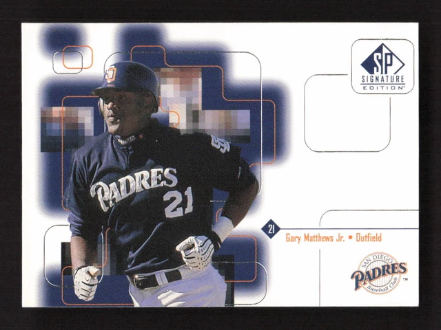 1999 SP SIGNATURE Edition Gary Matthews Jr. #125 San Diego Padres EUR 1 ...