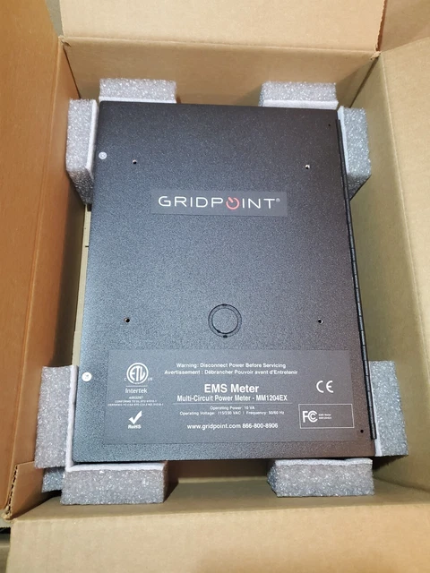 EMS MULTI CIRCUIT Power Meter MM1204EX GridPoint 115/230vac 50/60Hz $99 ...