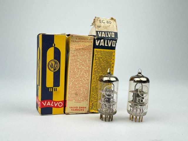 4X VALVO EC80 Röhre NOS Triode UHF Röhrenradio Funktechnik neu EUR 33 ...