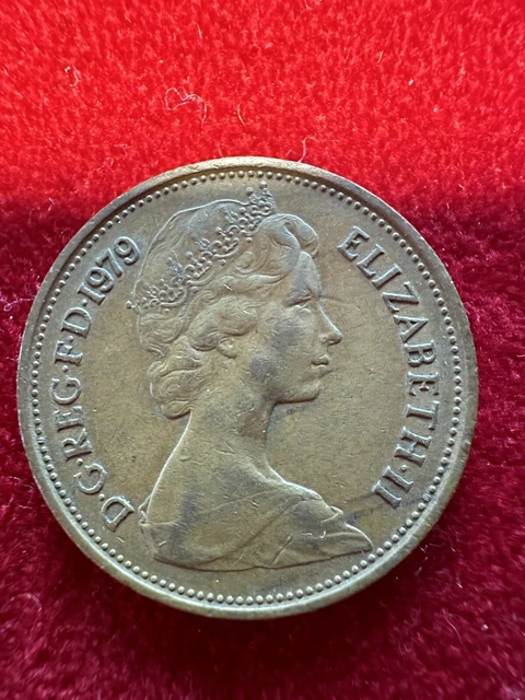 VERY RARE 1979 UK British Queen Elizabeth II New Pence 2 Coin Good ...