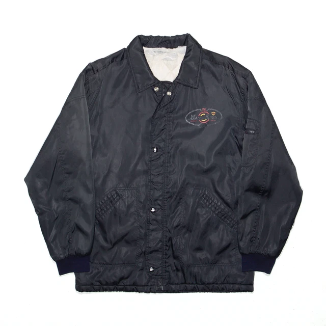 VINTAGE HARRY KAYN Mens Quilt Lined Black 90s Shell Jacket L £62.99 ...