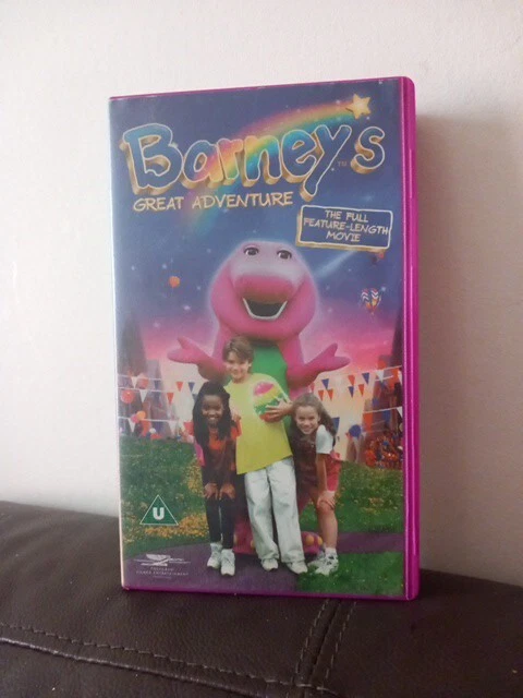 BARNEY THE DINOSAUR BARNEY'S GREAT ADVENTURE VHS Video Full Feature ...