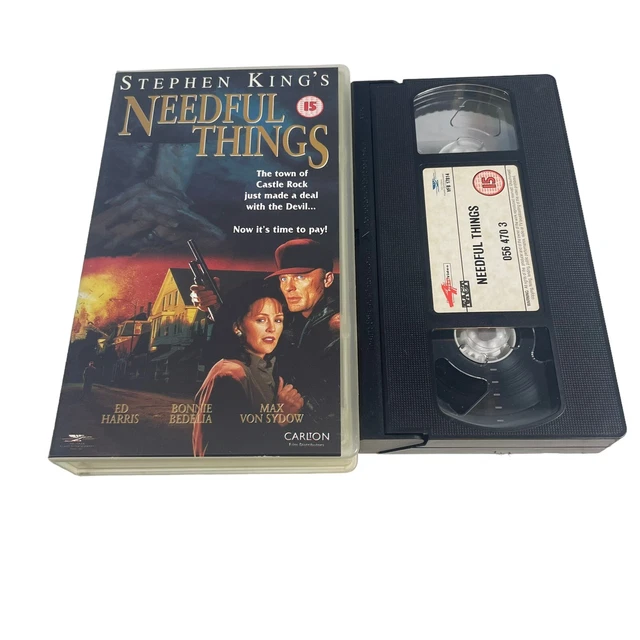 STEPHEN KING’S NEEDFUL Things VHS Video Ed Harris Murder Mystery £8.95 ...