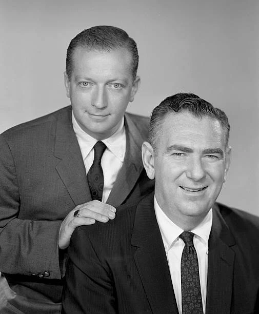 RADIO COMEDIANS BOB Elliott and Ray Goulding for The Bob and R- 1959 ...