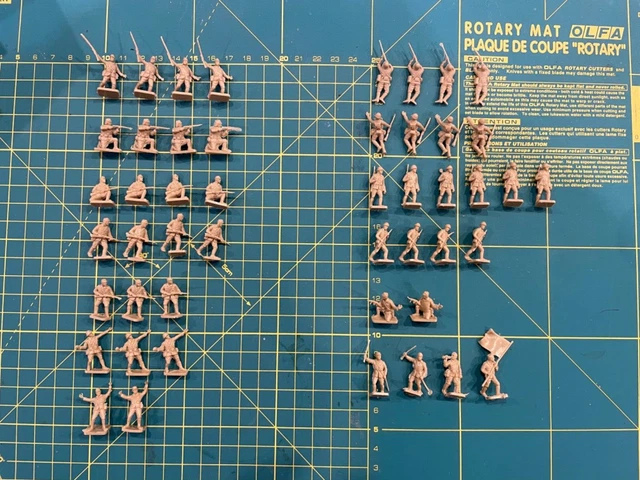 AIRFIX HO/OO 1/72 Scale Vintage WWII Japanese Infantry Figures Complete ...