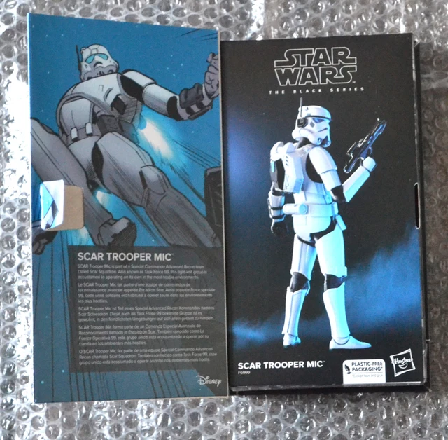 STAR WARS BLACK Series Modellino Scar Trooper microfono scala 6 EUR 30 ...