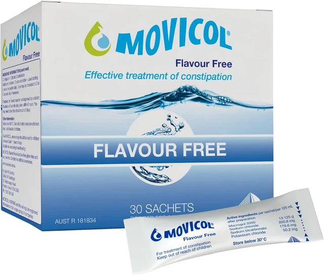SACHETS, FLAVOUR-FREE, 30 Sachets, Constipation Relief for Adults ...