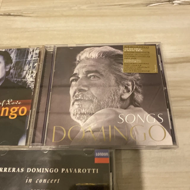 PLÁCIDO DOMINGO - Canciones, Canciones de Amor en Concierto Mehta 3 CD ...