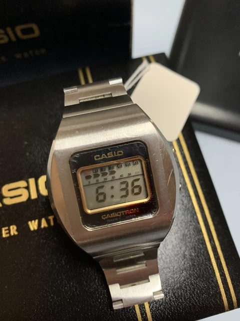 OROLOGIO CASIO VINTAGE Casiotron completo di tutto 1976 EUR 349,00 ...