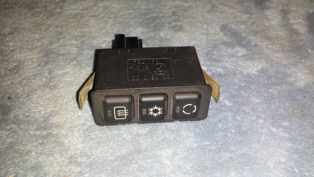 ORIGINAL BMW SWITCH climate recirculation air rear window heater switch ...