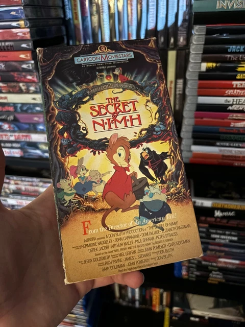 THE SECRET OF Nimh VHS Video 1982 Movie Animated Cartoon MGM UA Mrs ...