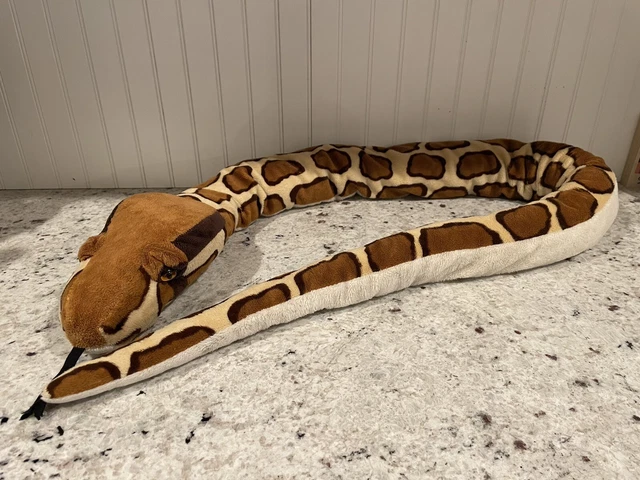 WILD REPUBLIC BURMESE Python Snake Huge Jumbo Plush Stuffed Animal Toy ...