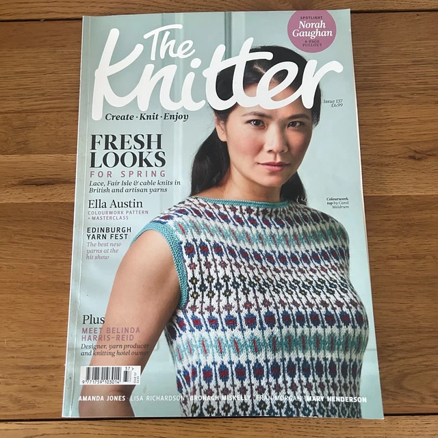 THE KNITTER MAGAZINE Issue 137 - Creative Knitting Hobby £2.77 ...