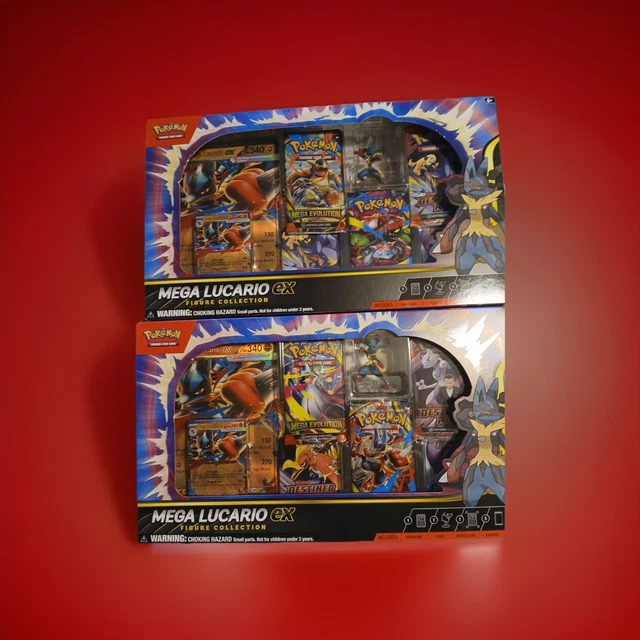 POKEMON TCG MEGA Lucario ex Premium Figure Collection Box 🔥🔥 $87.99 ...