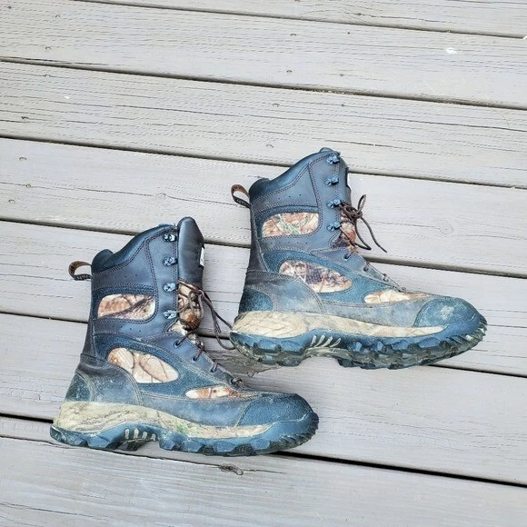 IRISH SETTER RED Wing Ridge Topper 9” Boots Waterproof Mossy Oak Brown ...