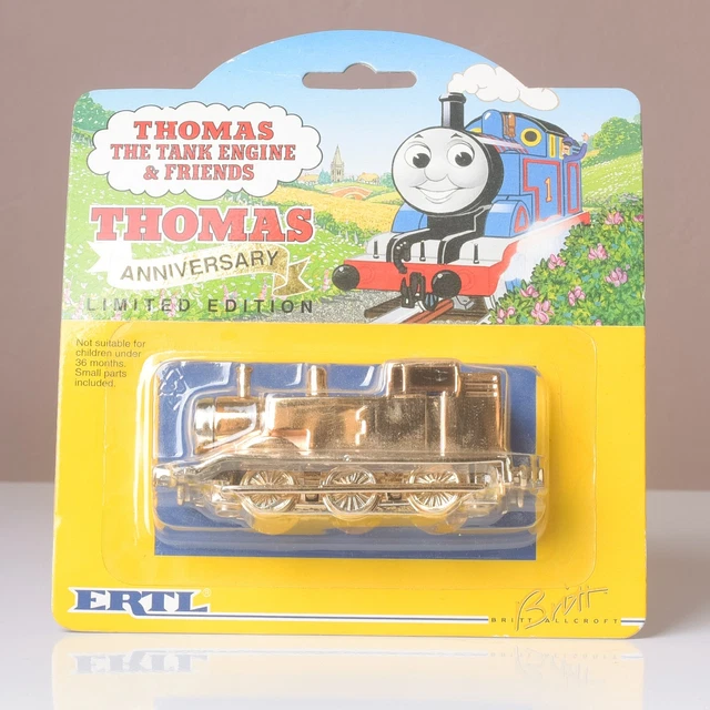 ERTL, LIMITED EDITION, Gold Metallic, Thomas Tank Engine, Anniversary ...