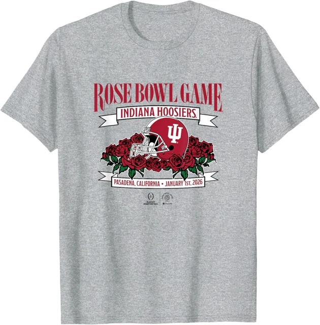 INDIANA HOOSIERS 2026 College Football Playoff Rose Bowl T-Shirt Unisex ...