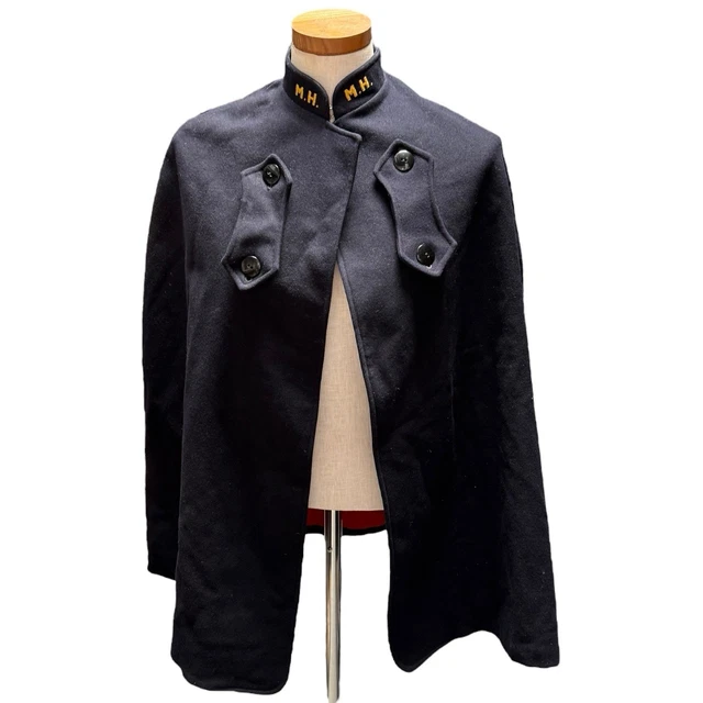 VINTAGE 1940S WWII Era Nurse's Uniform Cape Navy Blue Wool Standard ...