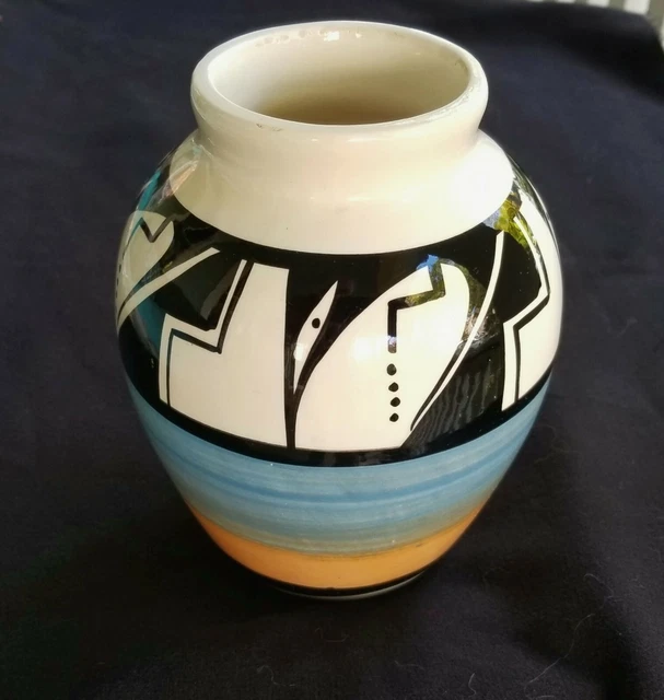 STRIKING HIGH-GLAZE GINA D. Baron Ute Mountain Pottery Vase $75.00 ...