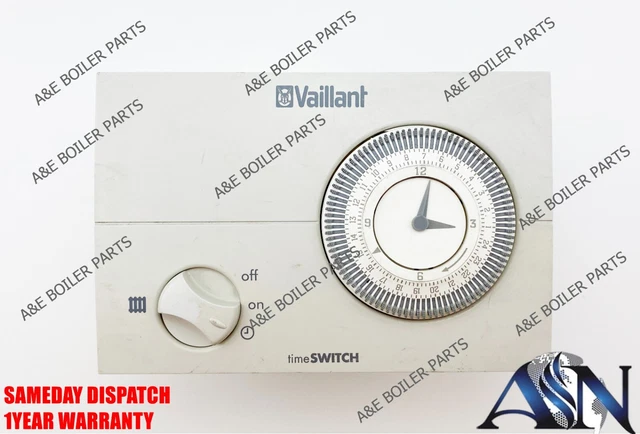 VAILLANT TIME SWITCH 130 24Hr Mechanical Analogue Timer Clock 306759 ...