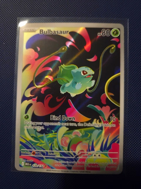 POKÉMON TCG MEGA Evolution Bulbasaur 133/132 Illustration Rare Mint ...