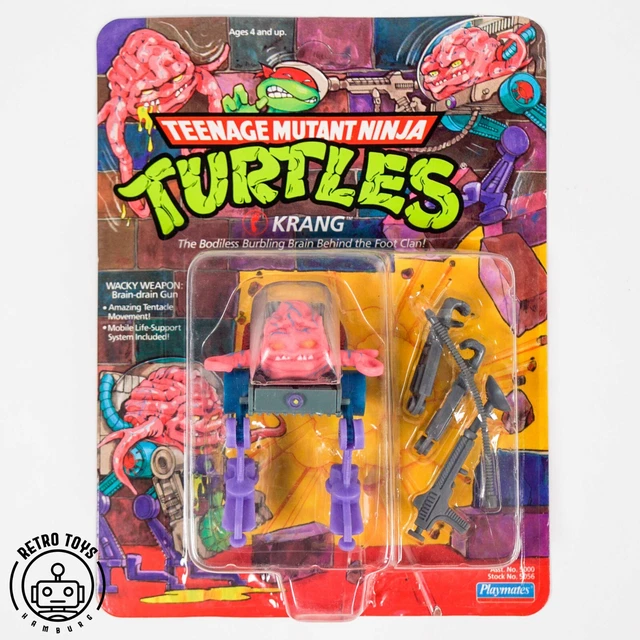TEENAGE MUTANT NINJA Turtles KRANG Vintage 1989 TMNT Hero MOC NEU & OVP ...