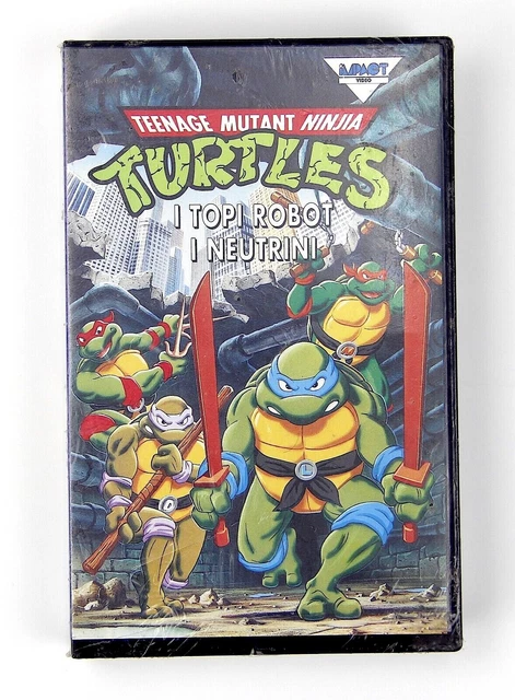 TEENAGE MUTANT NINJA Turtles VHS - Impact Video - I Topi Robot - Sealed ...