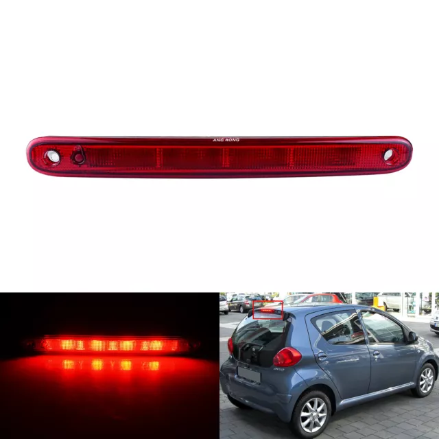 ROUGE LED FEUX arrière freinage stop Pour Toyota Aygo B1 Peugeot 107 ...