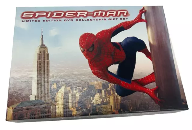 SPIDER-MAN DVD BOXSET Marvel Limited Edition Collectors Box Set Super ...