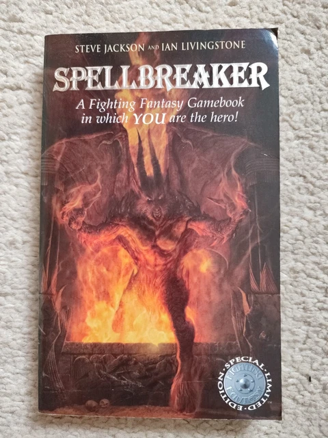 SPELLBREAKER, FIGHTING FANTASY 28, Ian Livingstone and Steve Jackson £ ...