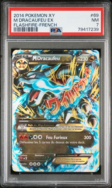 CARTE POKEMON MEGA dracaufeu ex xy etincelle psa 7 EUR 130,00 - PicClick FR