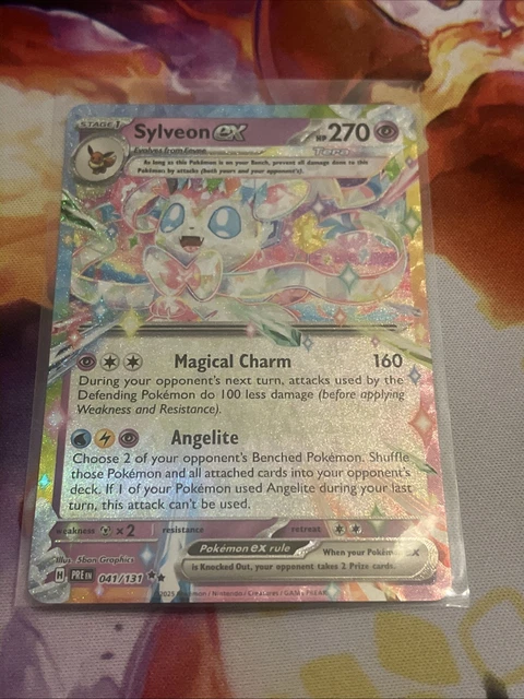 POKÉMON SYLVEON EX Prismatic TCG Card Evolutions 41/131 £3.29 - PicClick UK