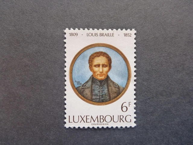 LUXEMBOURG 1977 125TH DEATH OF LOUIS BRAILLE MINT STAMP $2.00 - PicClick AU