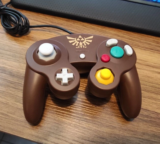 MANETTE ZELDA TRIFORCE link nintendo gamecube controller custom oem C ...