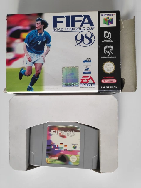 JUEGO FIFA 98 Road to World cup N64 Nintendo 64 Pal EUR 21,00 - PicClick FR