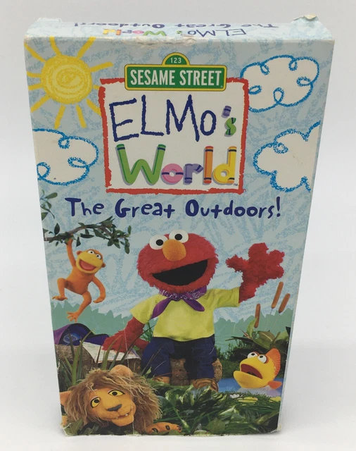 VHS SESAME STREET Elmos World - The Great Outdoors (VHS, 2003) 1 EUR 6 ...