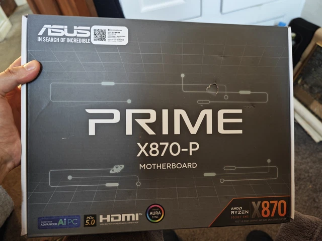 ASUS PRIME X870-P AM5/X870/DDR5/S-ATA Motherboard 6Gb/S/Atx £135.90 ...