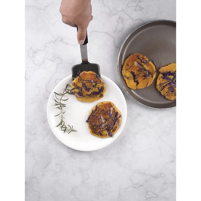 SILICONE SPATULA SET Heat Resistant To 600°F Soft Non-scratch Material ...