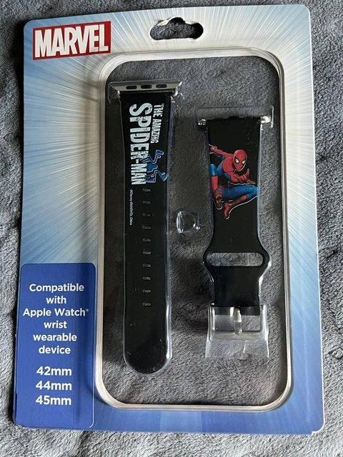 DISNEY PARKS THE Amazing Spider-Man Apple Watch Band LARGE 42mm 44mm ...