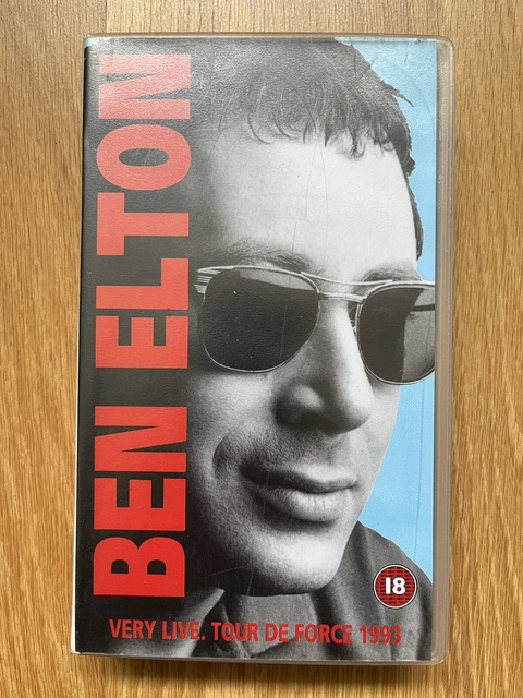 BEN ELTON VERY Live Tour de Force 1993 VHS video stand-up comedy BBC TV ...