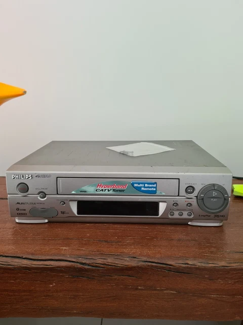 PHILIPS VHS VCR Player Recorder - FAULTY - needs belts- As Is EUR 7,28 ...